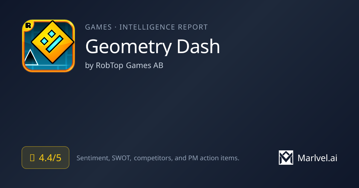 Geometry Dash — Review 2026: Sentiment & Intel