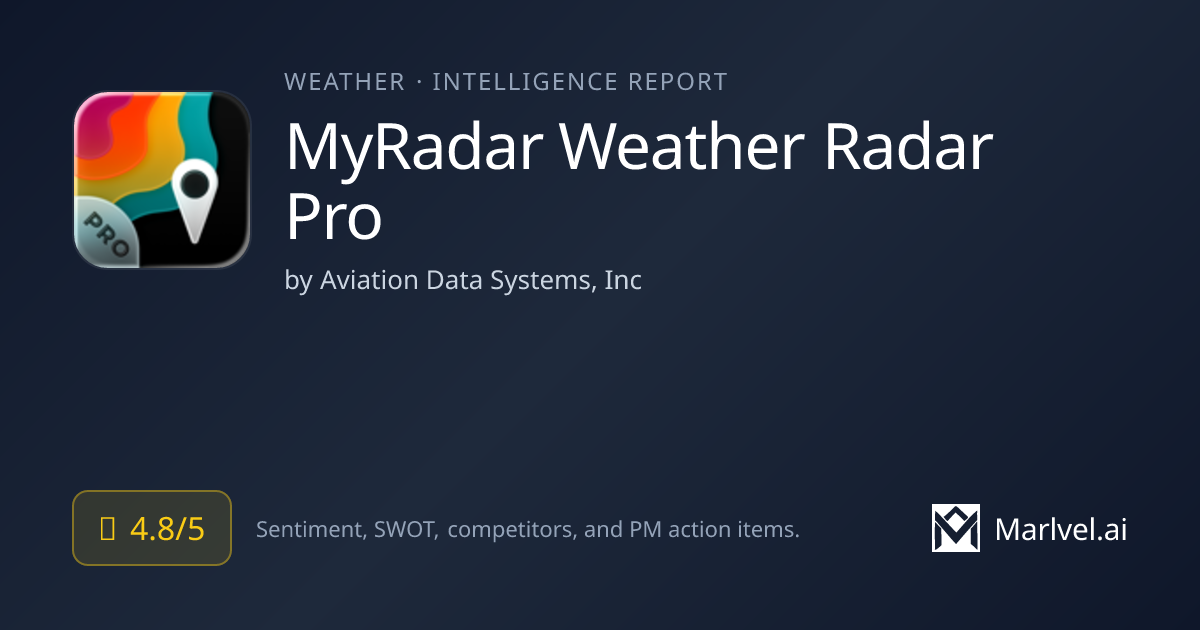 MyRadar Weather Radar Pro — Review 2026: Sentiment & Intel